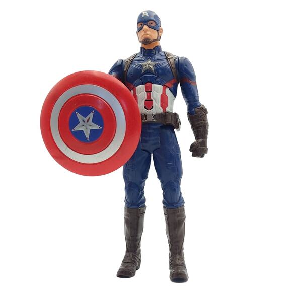 Hasbro | Toys | Marvel Avengers Captain America 1 Talking Action Figure ...